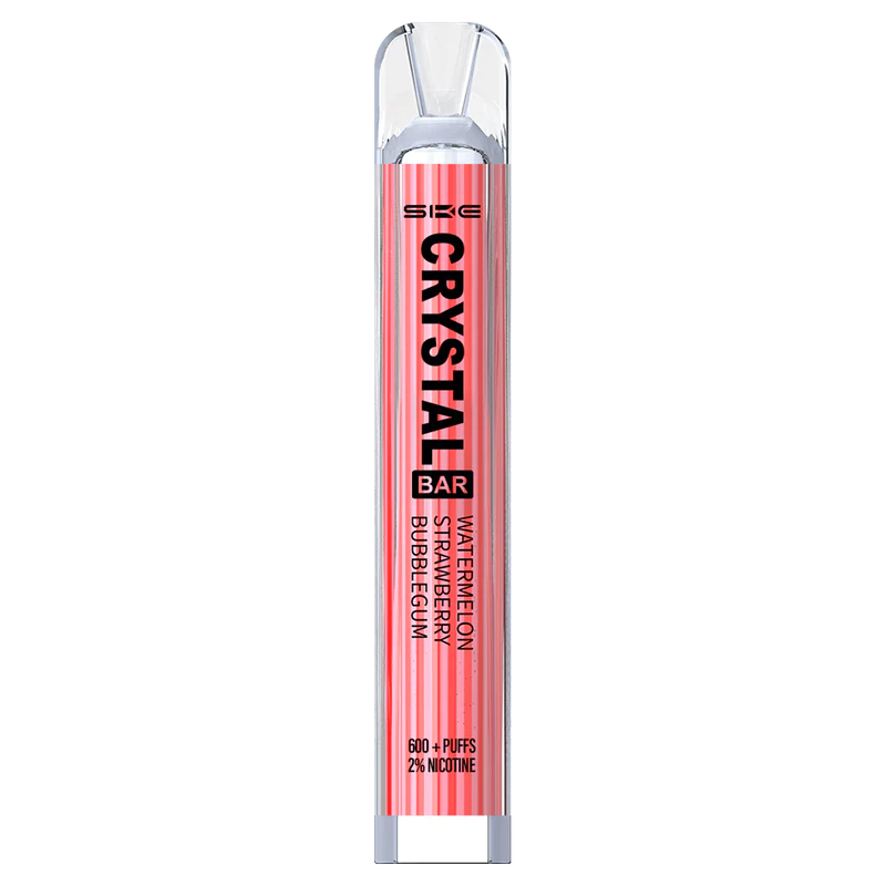SKE Crystal Bar 600 Watermelon Strawberry Bubblegum Disposable Vape ... SKE Crystal Bar 600 Watermelon Strawberry Bubblegum Disposable Vape ...